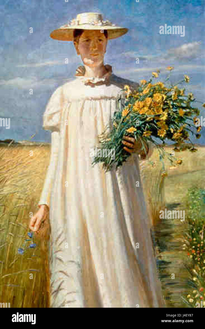 Michael Ancher Anna Ancher Stock Photo - Alamy