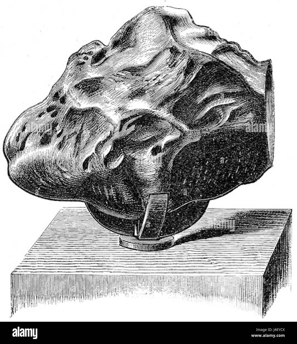 Vintage meteorite illustration hi-res stock photography and images - Alamy