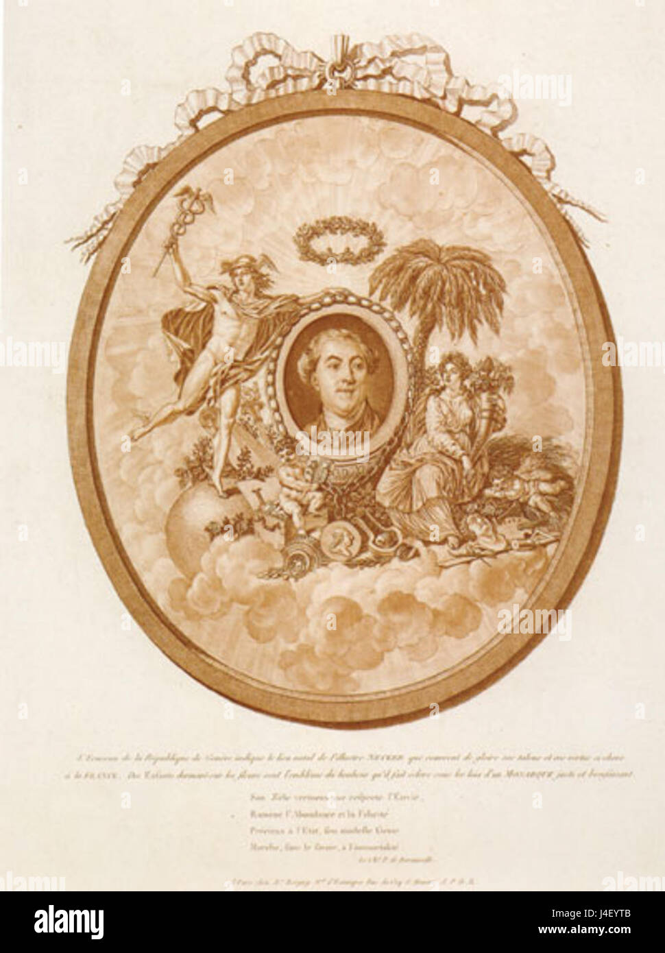 Necker Jacques refers to a gravure print of Jacques Necker, a French ...