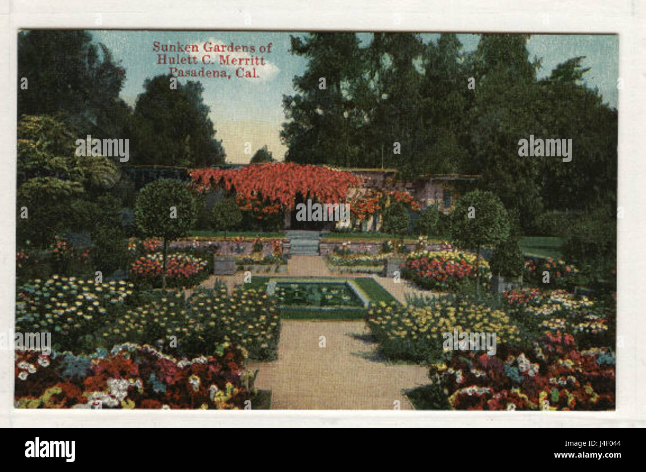 Hulett Merritt gardens in Pasadena California Stock Photo - Alamy