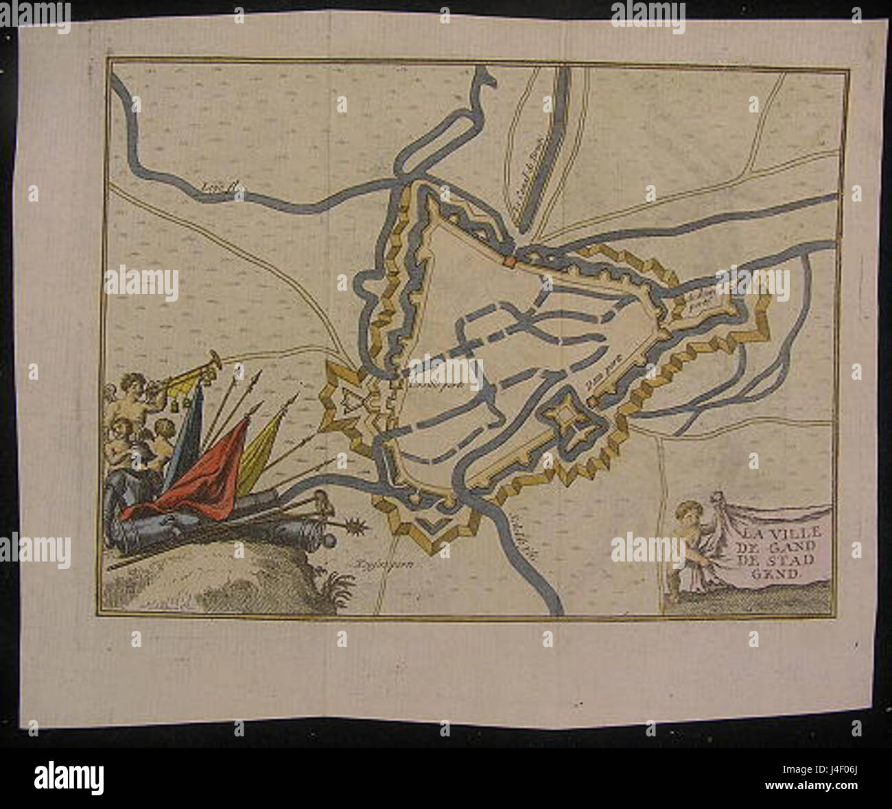 Map of ghent hi-res stock photography and images - Alamy