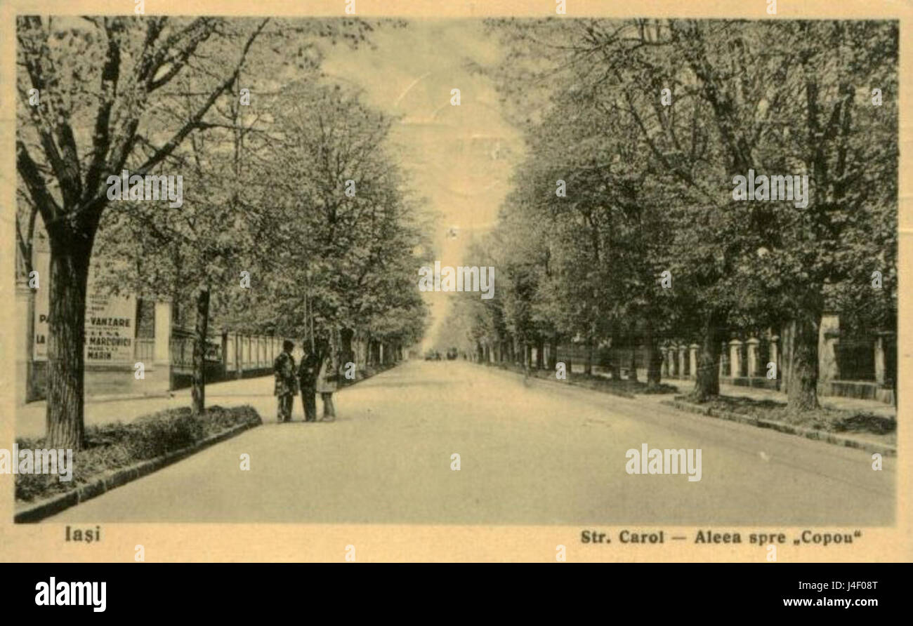 Iasi Copou Carol Street Stock Photo - Alamy