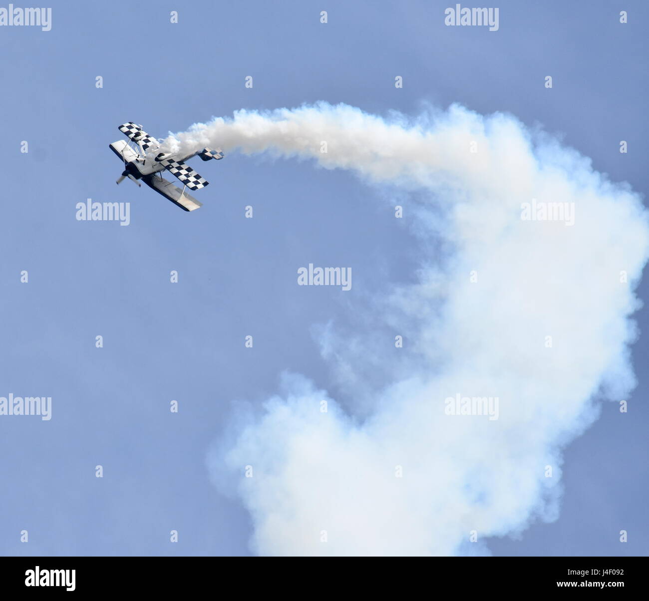 Albion Park, Australia - May 6, 2017. Paul Bennet aerobatic display in ...