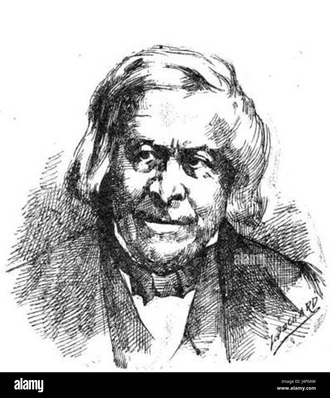 Portrait of jules michelet Black and White Stock Photos & Images - Alamy