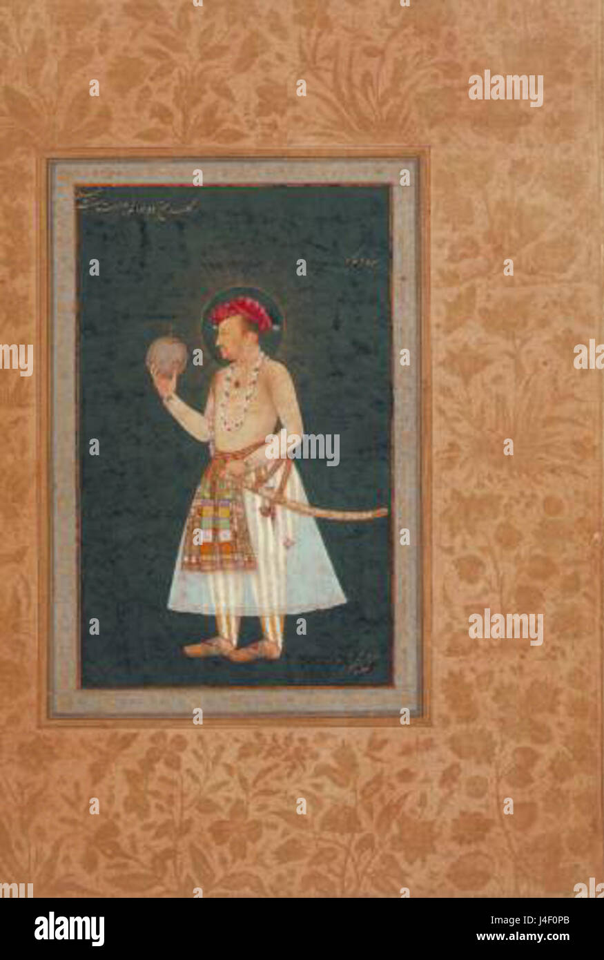 This painting from around 1620 depicts the Mughal emperor Jahangir ...