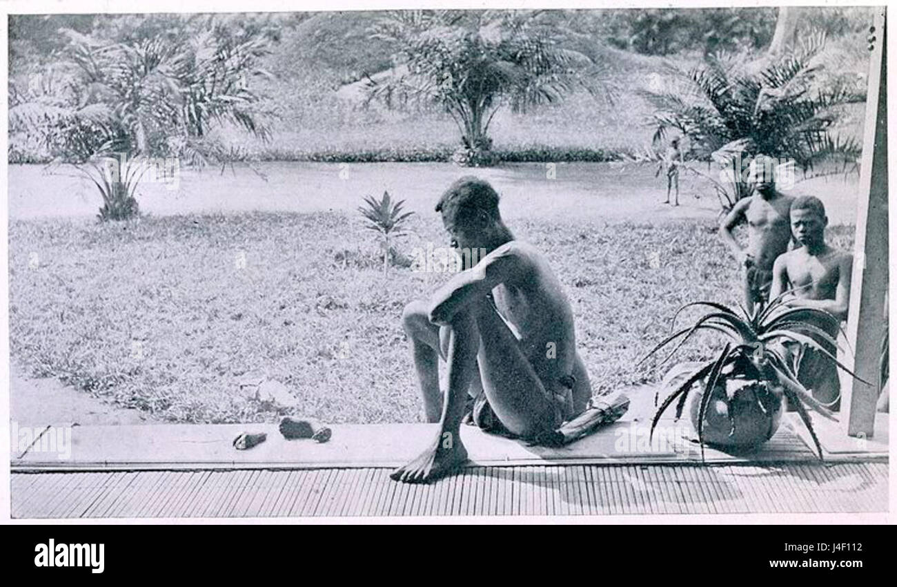 Nsala of Wala in Congo looks at the severed hand and foot of his five ...