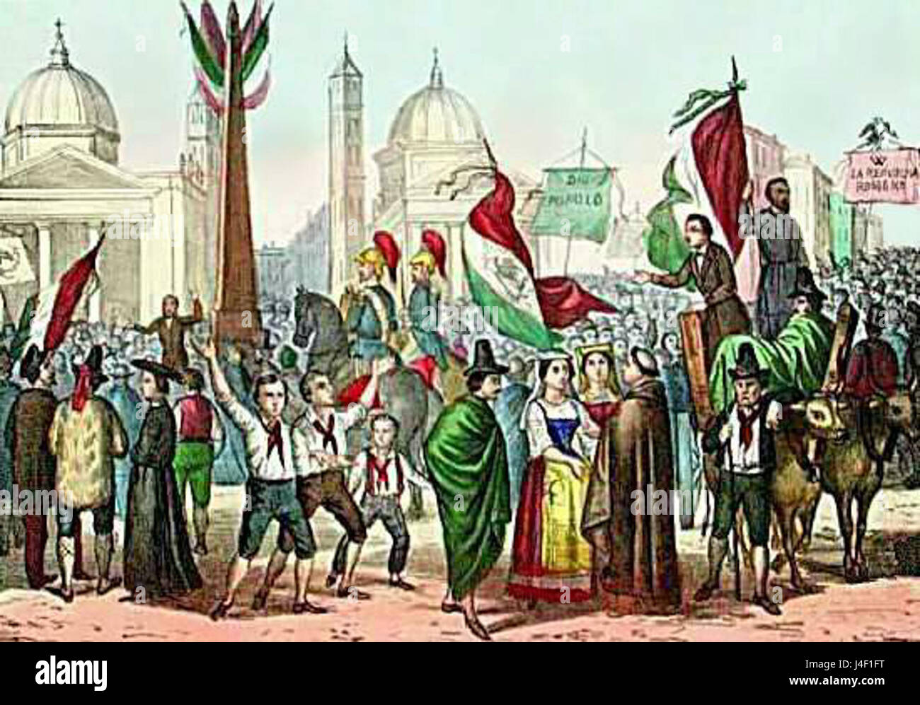 Dante Gabriel Rossetti's painting 'Proclamazione della Repubblica ...