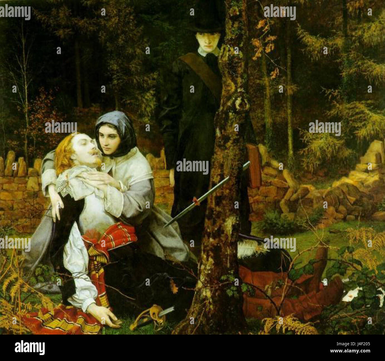 'The Wounded Cavalier' is an artwork by William Shakespeare Burton ...