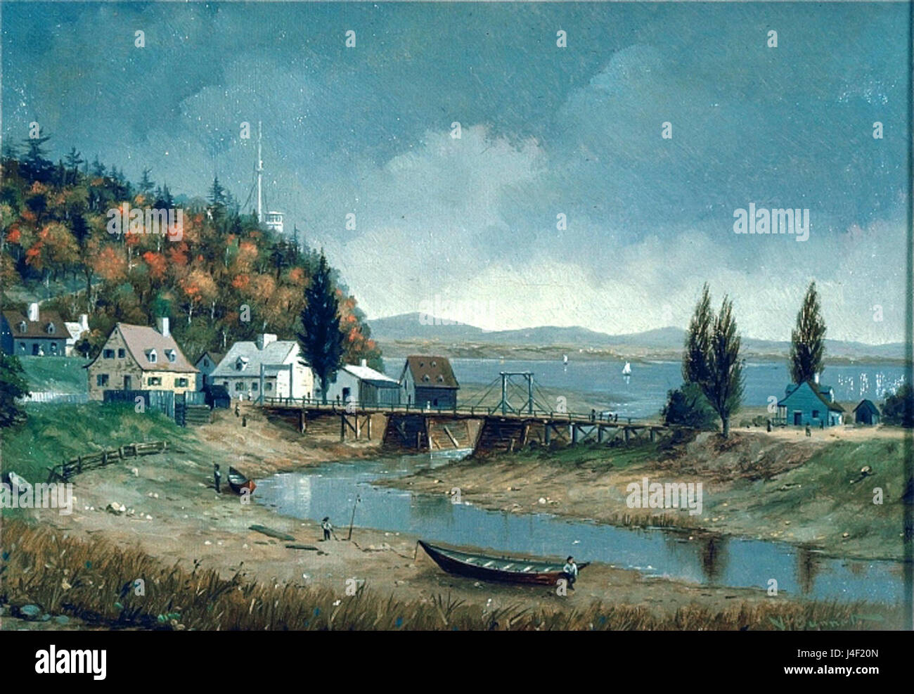 Cap Rouge Quebec Henry Richard S. Bunnett 1886 Stock Photo - Alamy