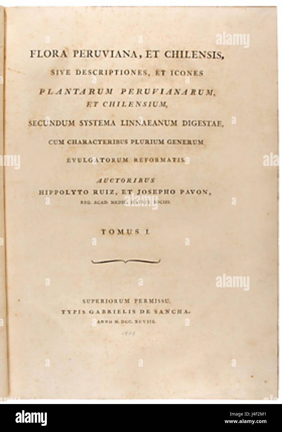 'Flora Peruviana et Chilensis' refers to a botanical work focusing on ...