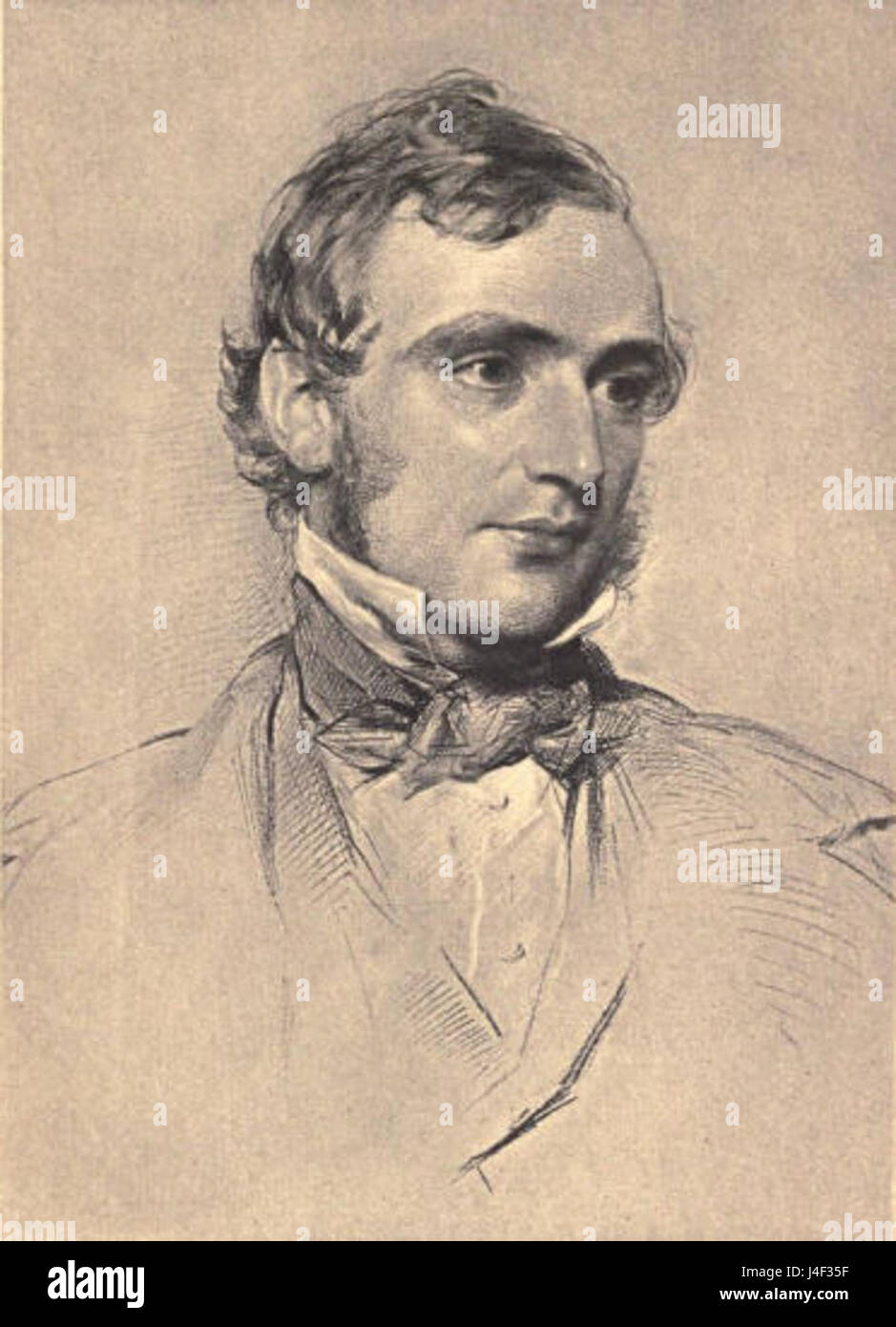 Arthur Hobhouse 1st Baron Hobhouse circa 1854 Stock Photo - Alamy