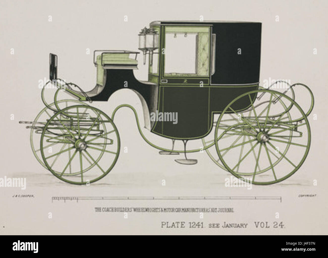 The Brougham is a historical vehicle from 1903, a type of horse-drawn ...