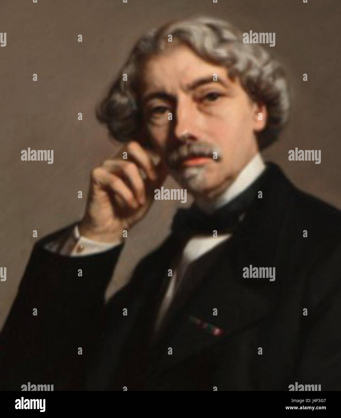 This portrait of Andrea Maffei, created in 1862, showcases the ...