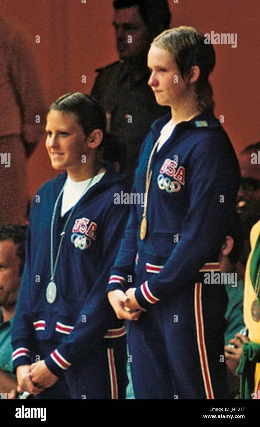 Shirley Babashoff Sandy Neilson 1972 Stock Photo - Alamy