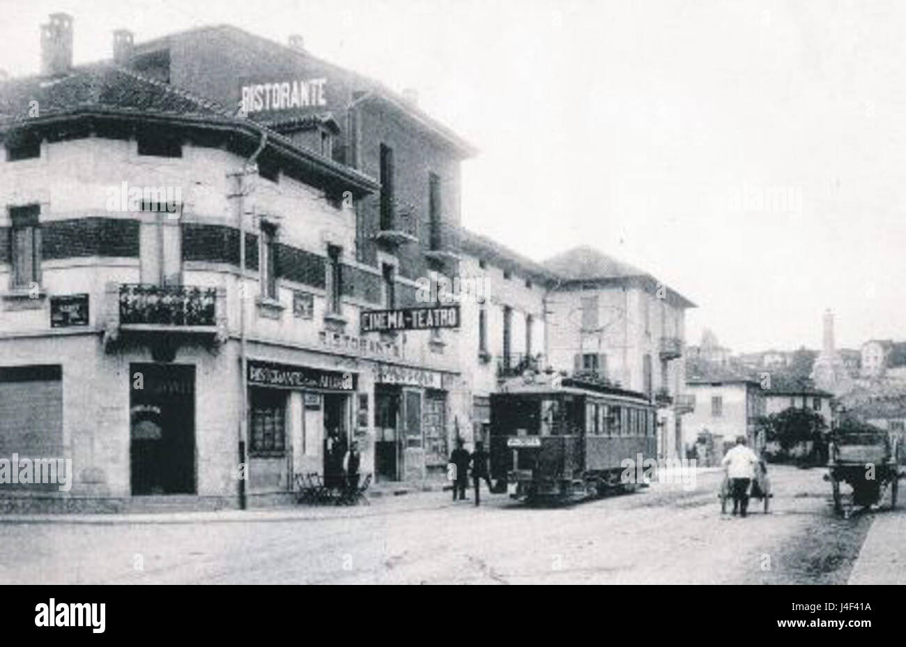 Besozzo tram Stock Photo - Alamy