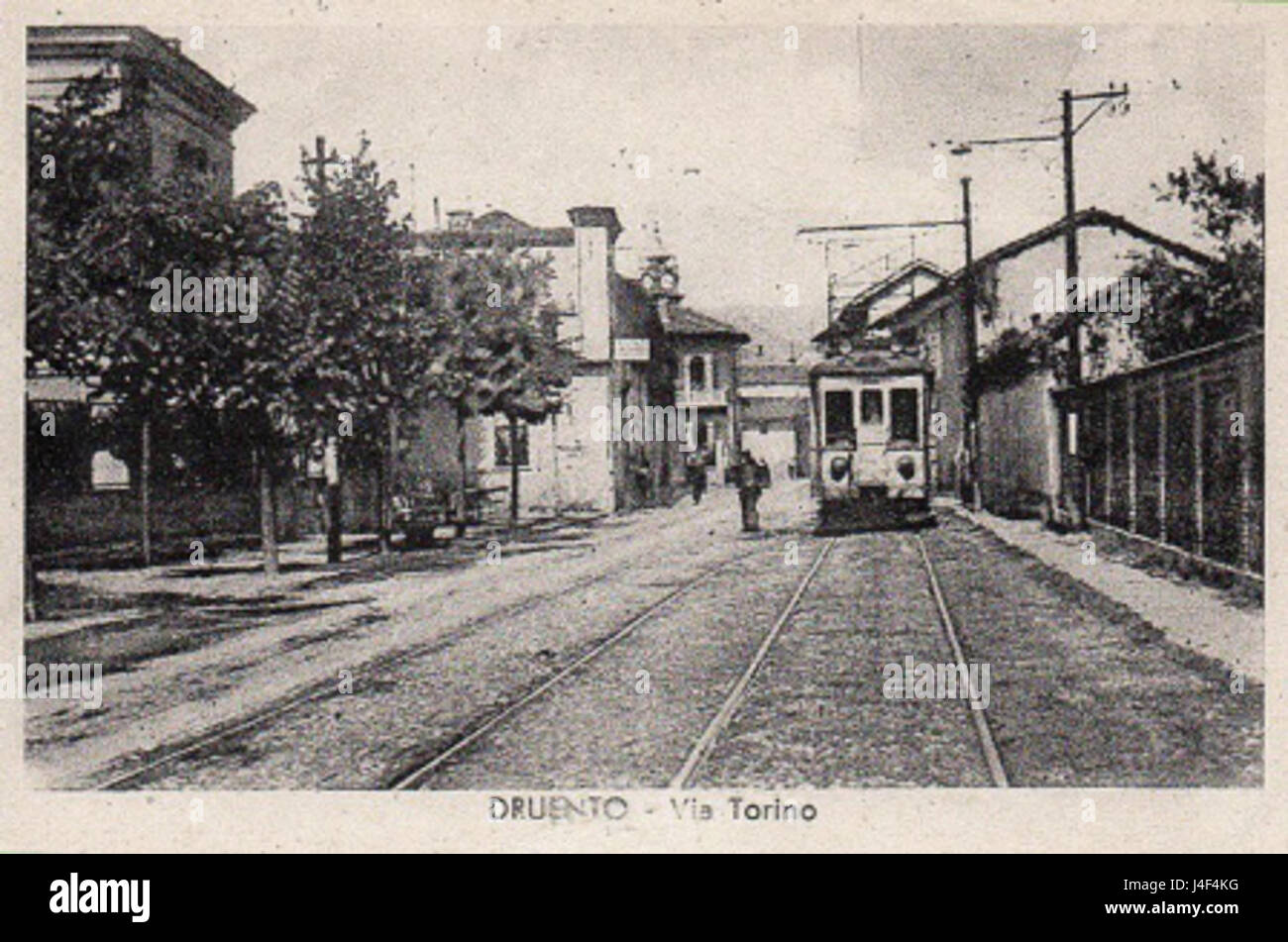 The Druento electric tramway was an early 20th-century transportation ...