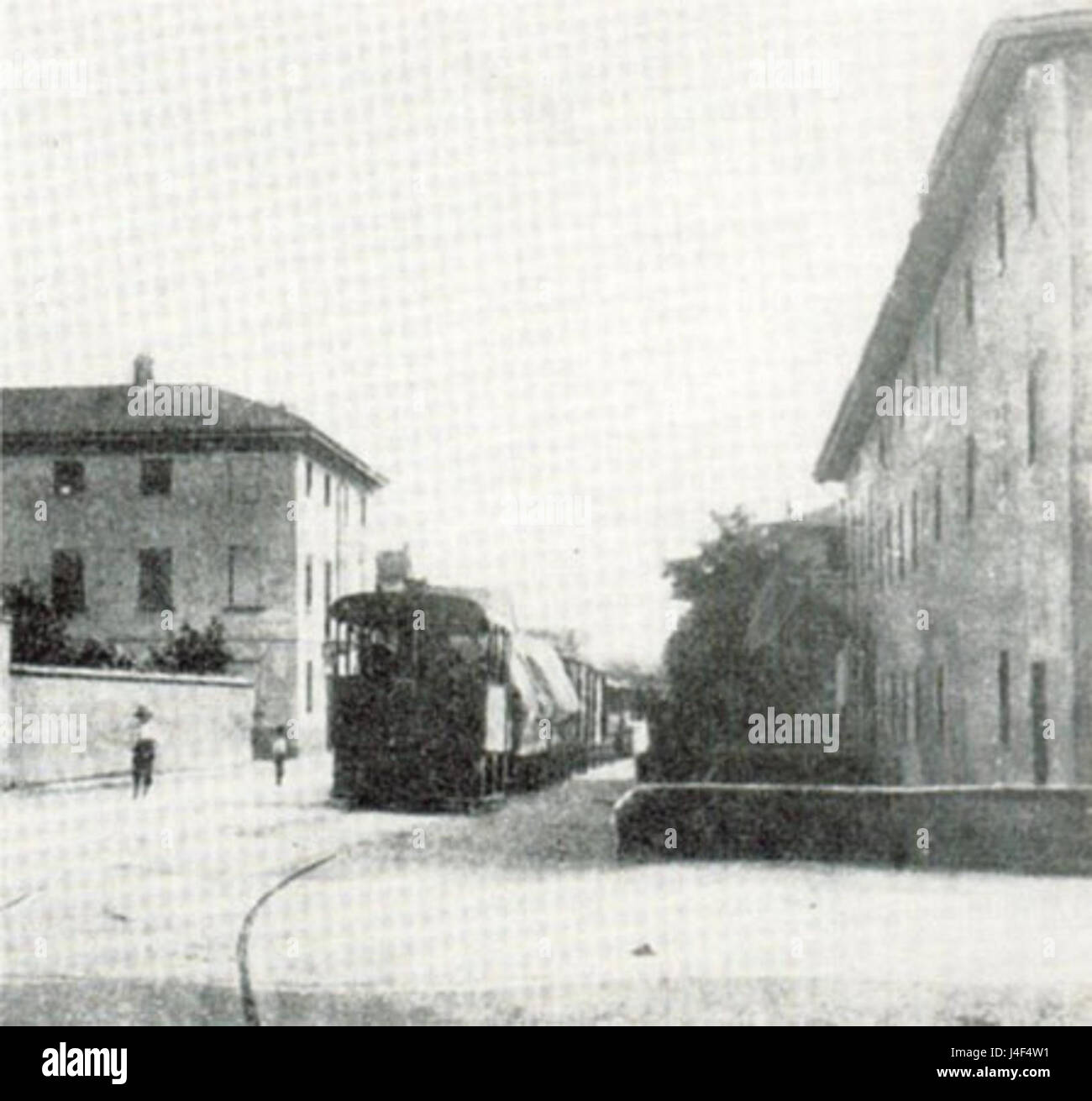 Romentino steam tramway Stock Photo - Alamy