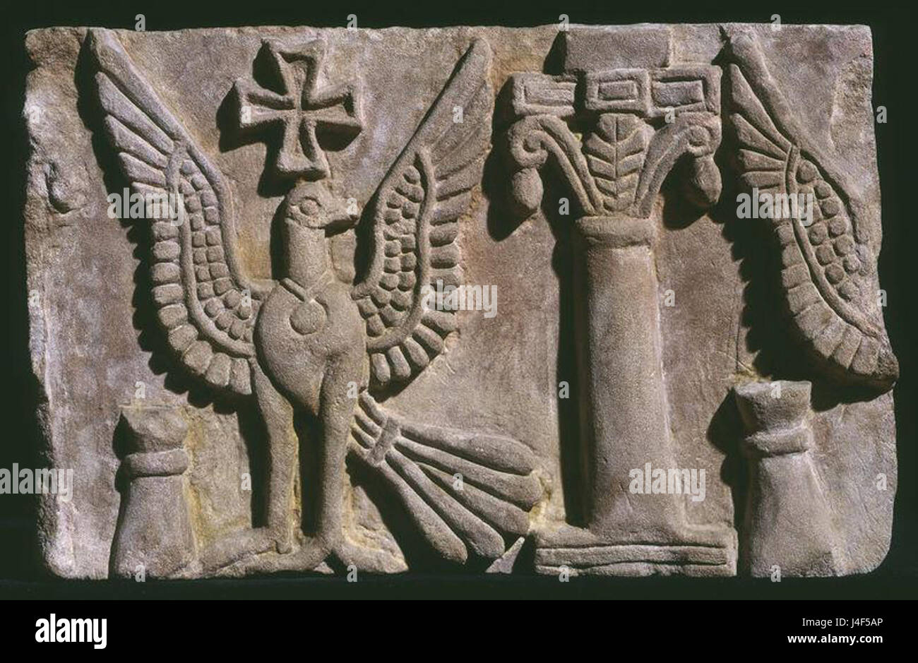 An illustration of a frieze block from the apse of the I Katedry ...