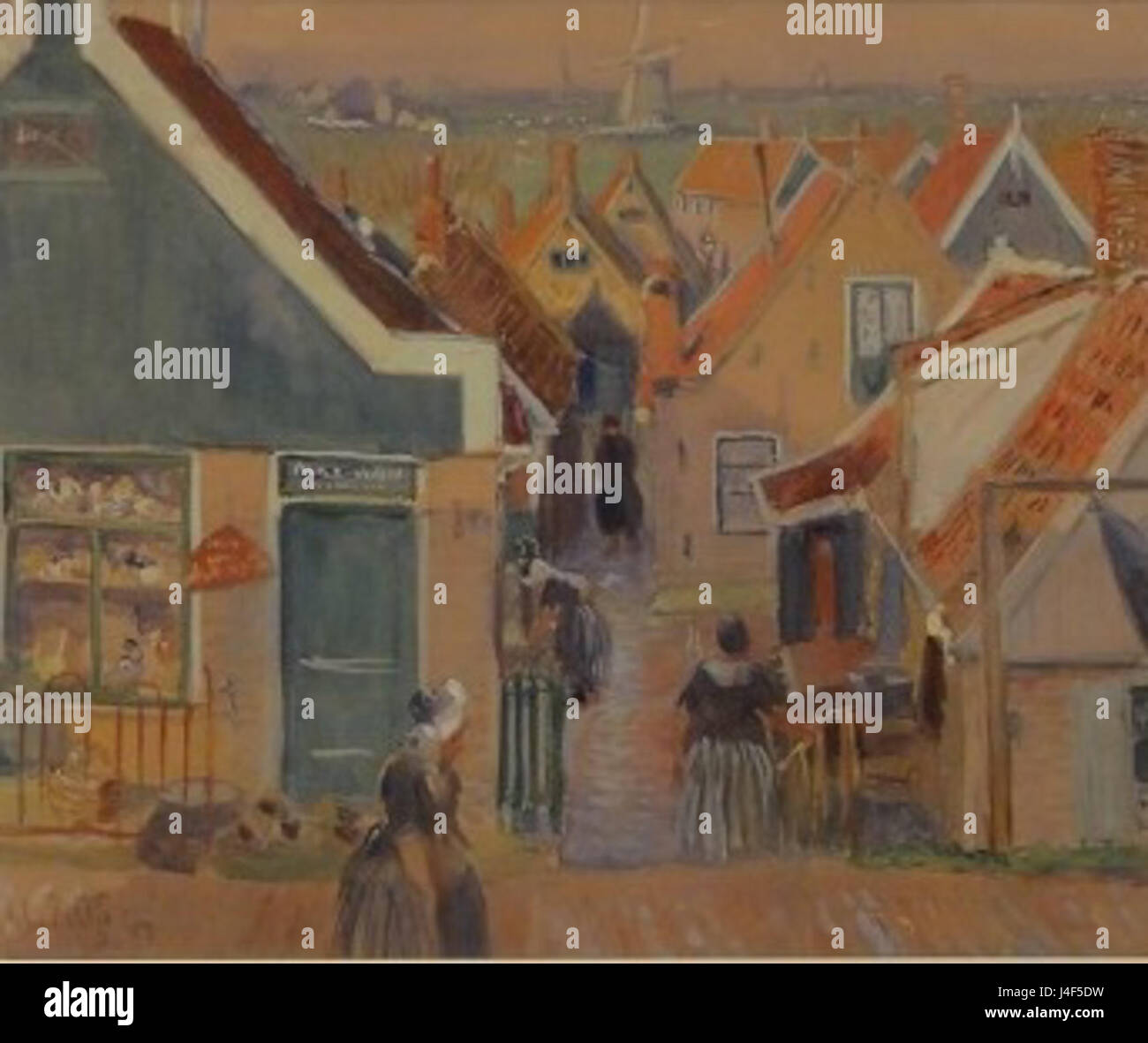 John Rettig Volendam Stock Photo - Alamy