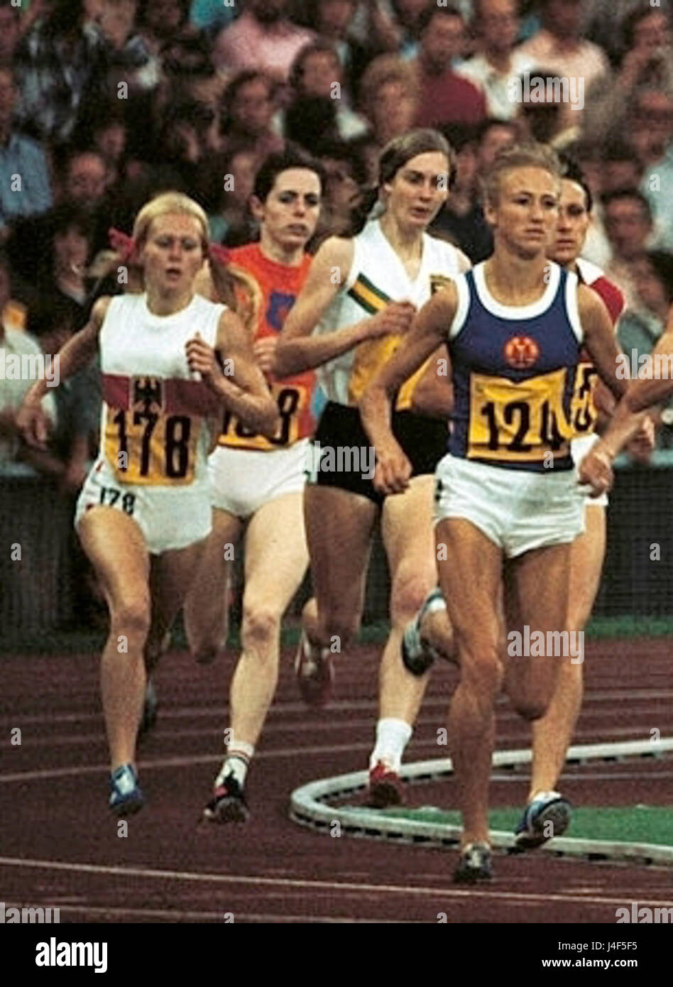 Ellen Tittel Berny Boxem Jennifer Orr Karin Krebs 1972 Stock Photo - Alamy