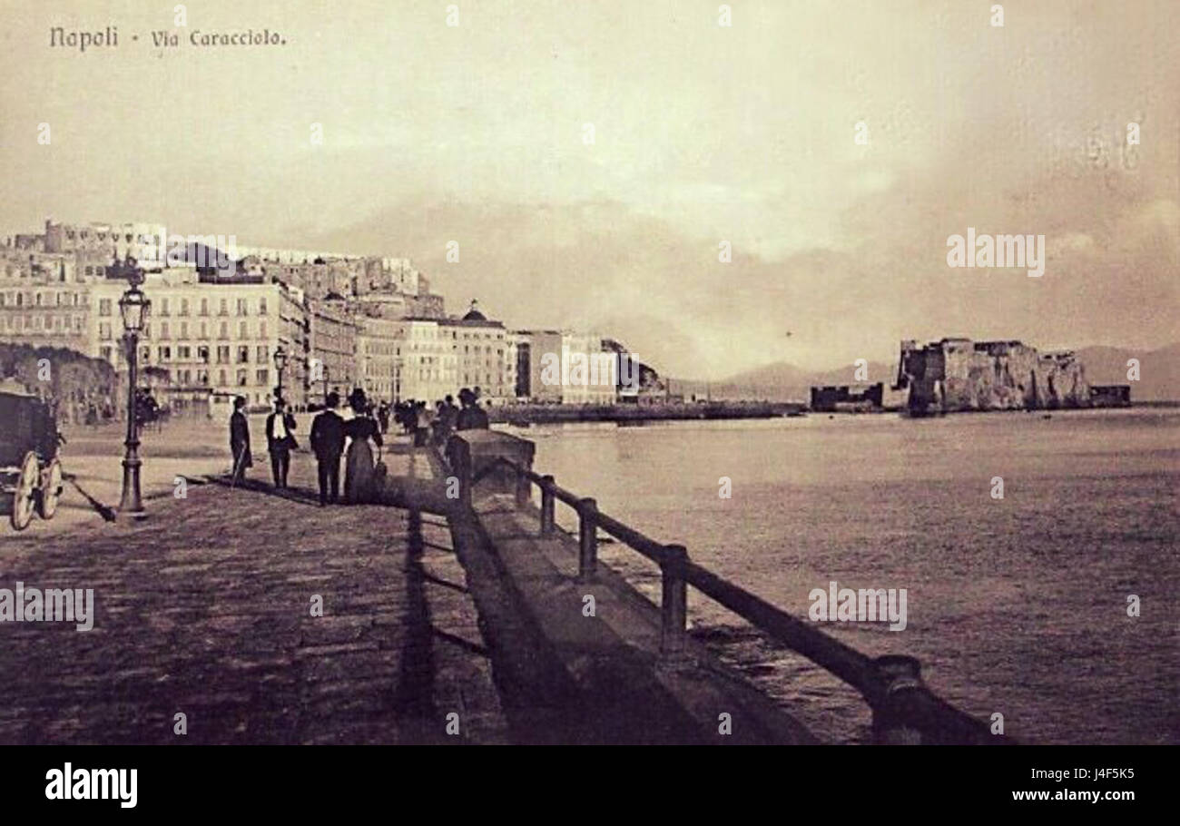 Napoli Via Caracciolo 3 Stock Photo - Alamy