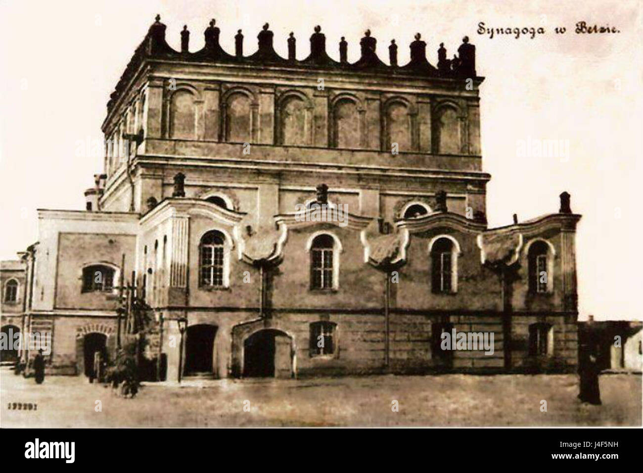 Belz synagogue Stock Photo - Alamy