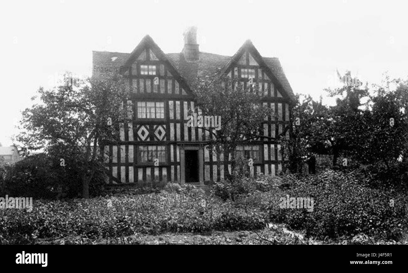 Hadley Manor House 1901 Stock Photo - Alamy