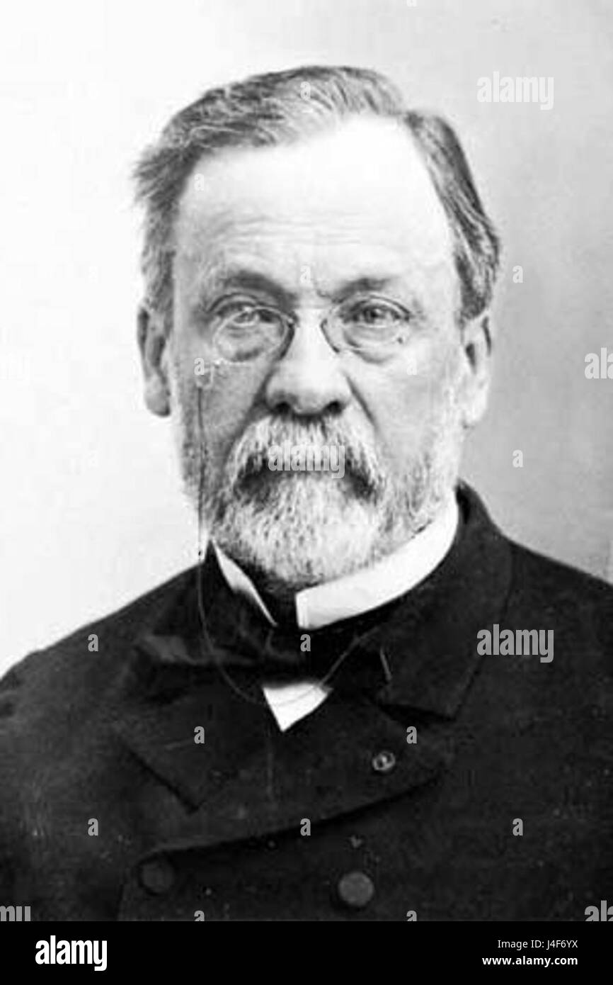 This archival photograph captures Louis Pasteur, the renowned French ...