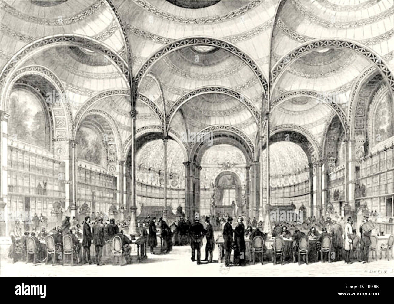 Paris national library labrouste hi-res stock photography and images ...