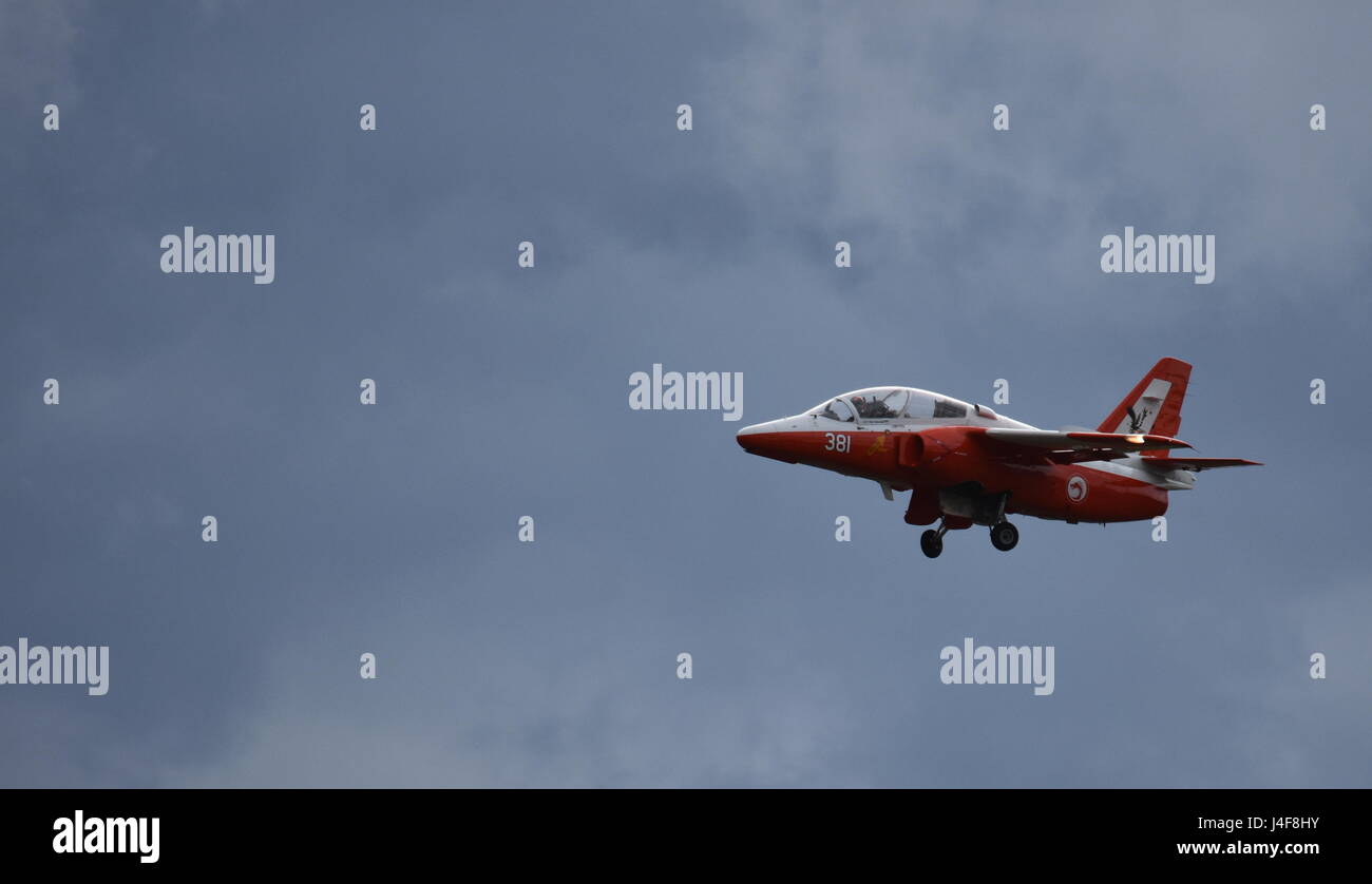 Albion Park, Australia - May 6, 2017. Marchetti S211 is a turbofan ...