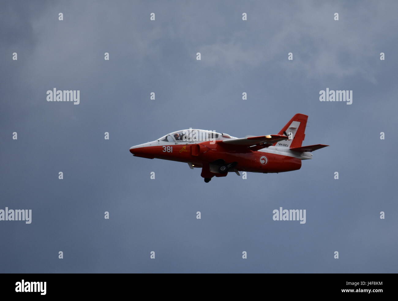 Albion Park, Australia - May 6, 2017. Marchetti S211 is a turbofan ...