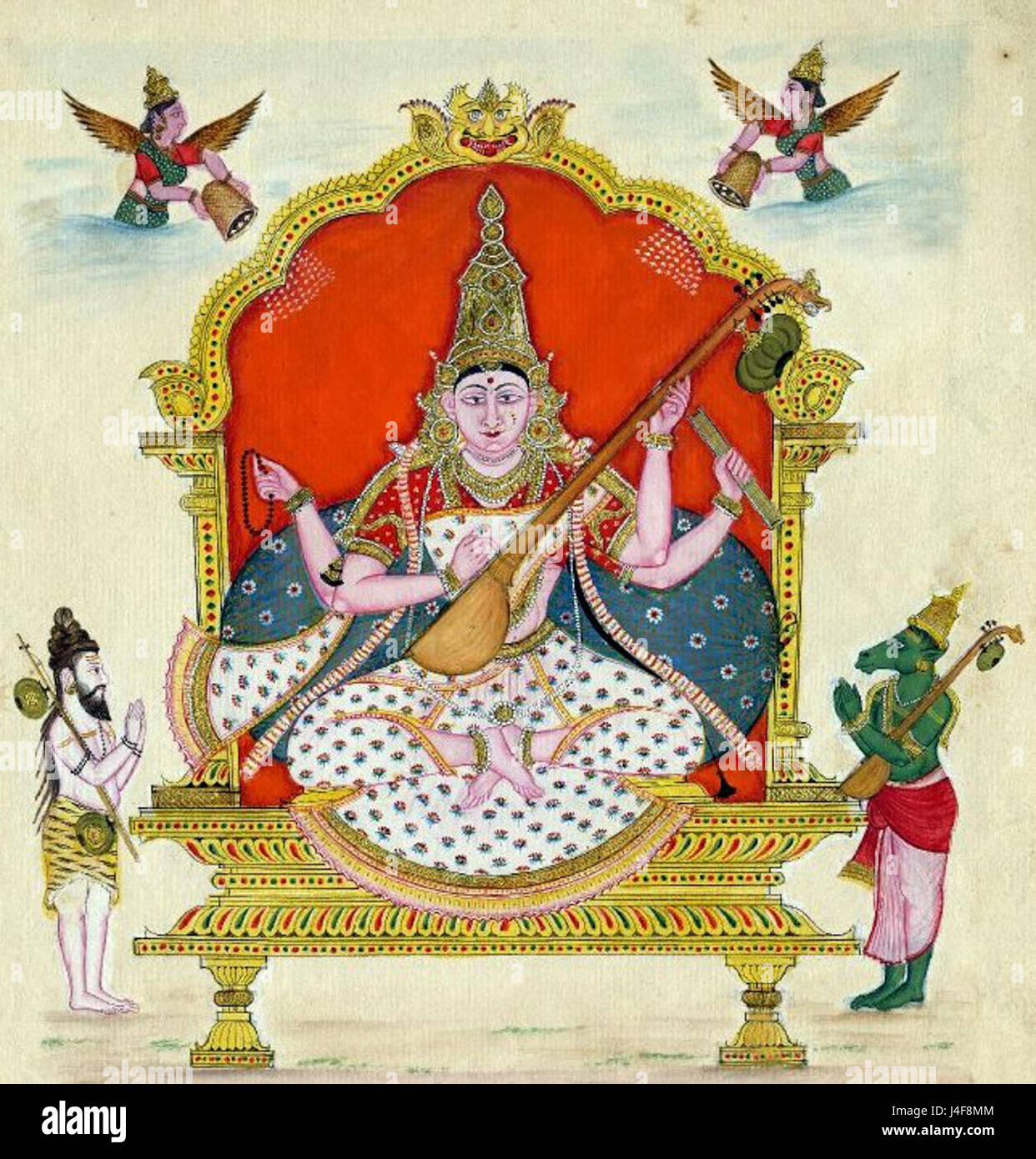 Indian saraswati hi-res stock photography and images - Alamy