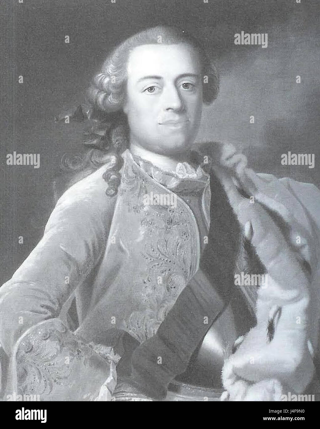 A historical depiction of Stadhouder Willem IV, the 18th-century leader ...