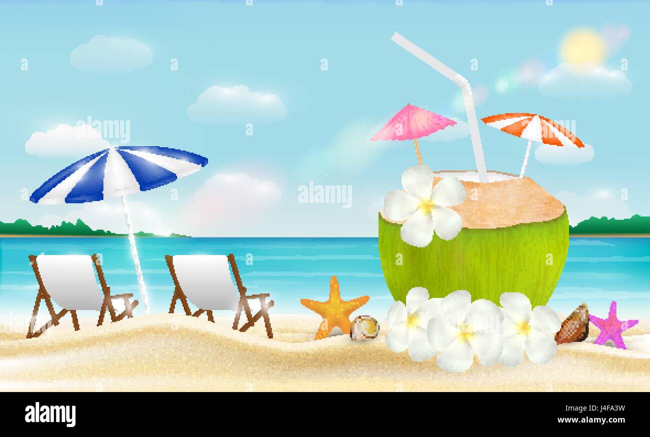 Table chair water on Stock Vector Images - Alamy