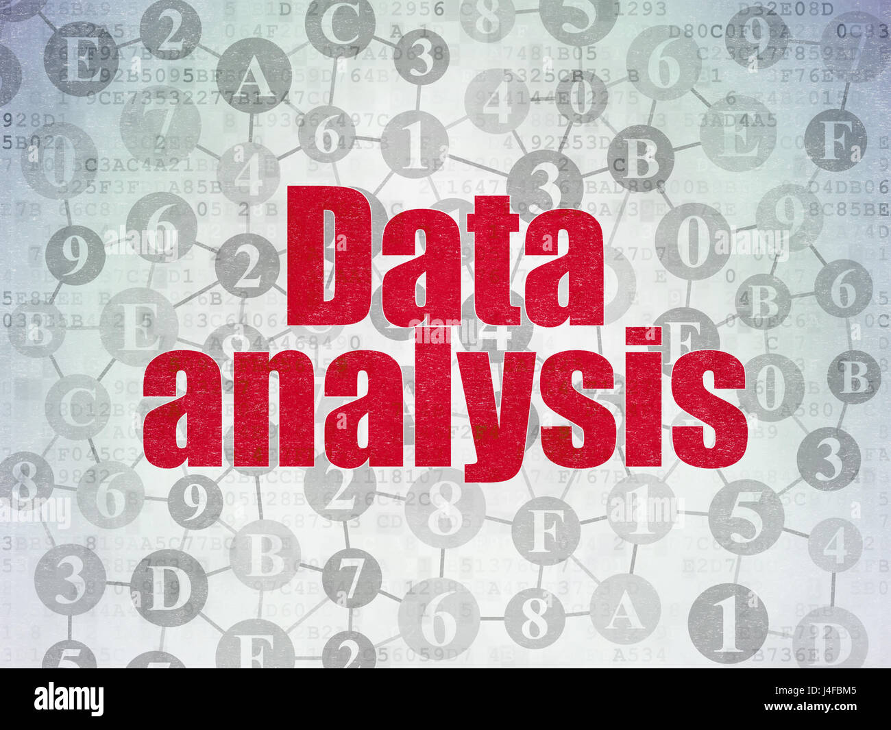 Data concept: Data Analysis on Digital Data Paper background Stock ...