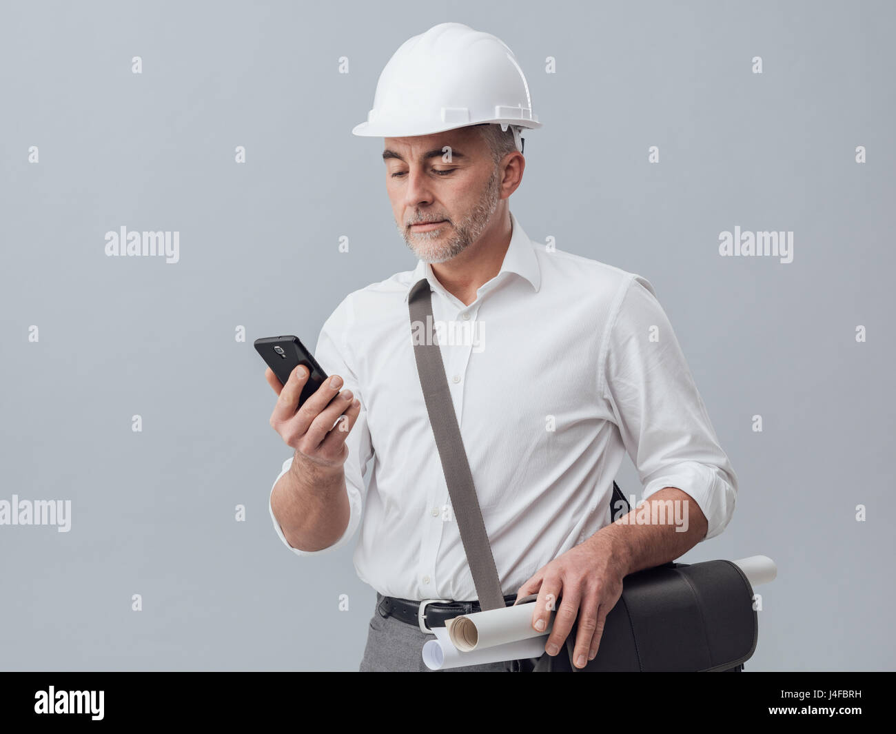 Construction site inspector using hi-res stock photography and images ...