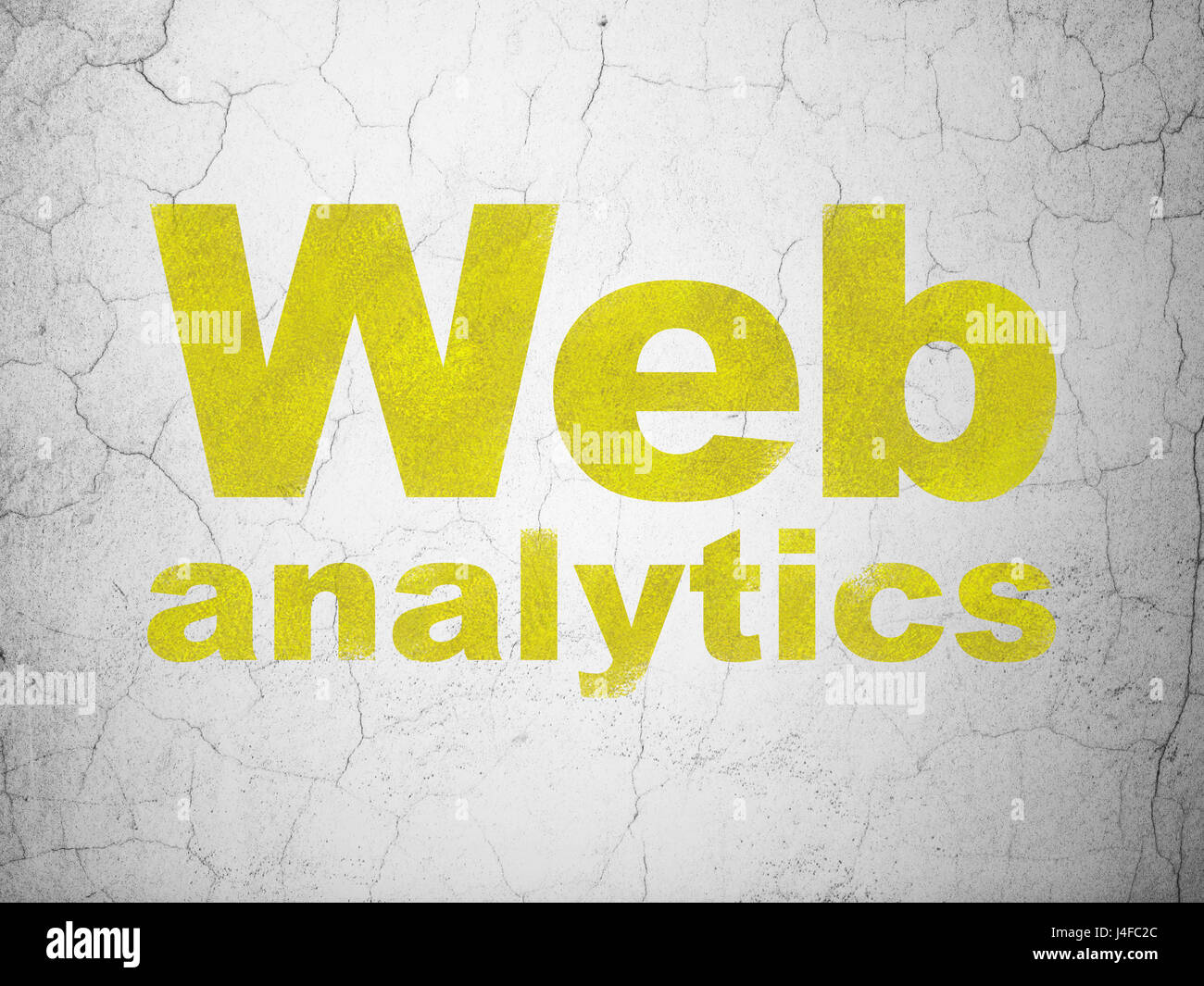 Web design concept: Web Analytics on wall background Stock Photo - Alamy
