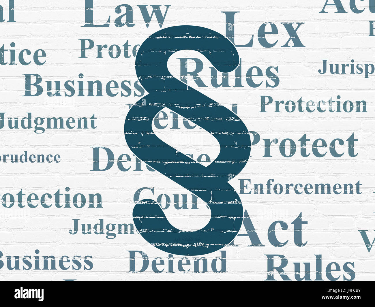 Law concept: Paragraph on wall background Stock Photo - Alamy