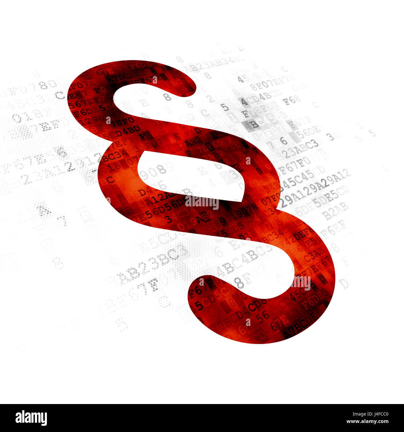 Law concept: Paragraph on Digital background Stock Photo - Alamy