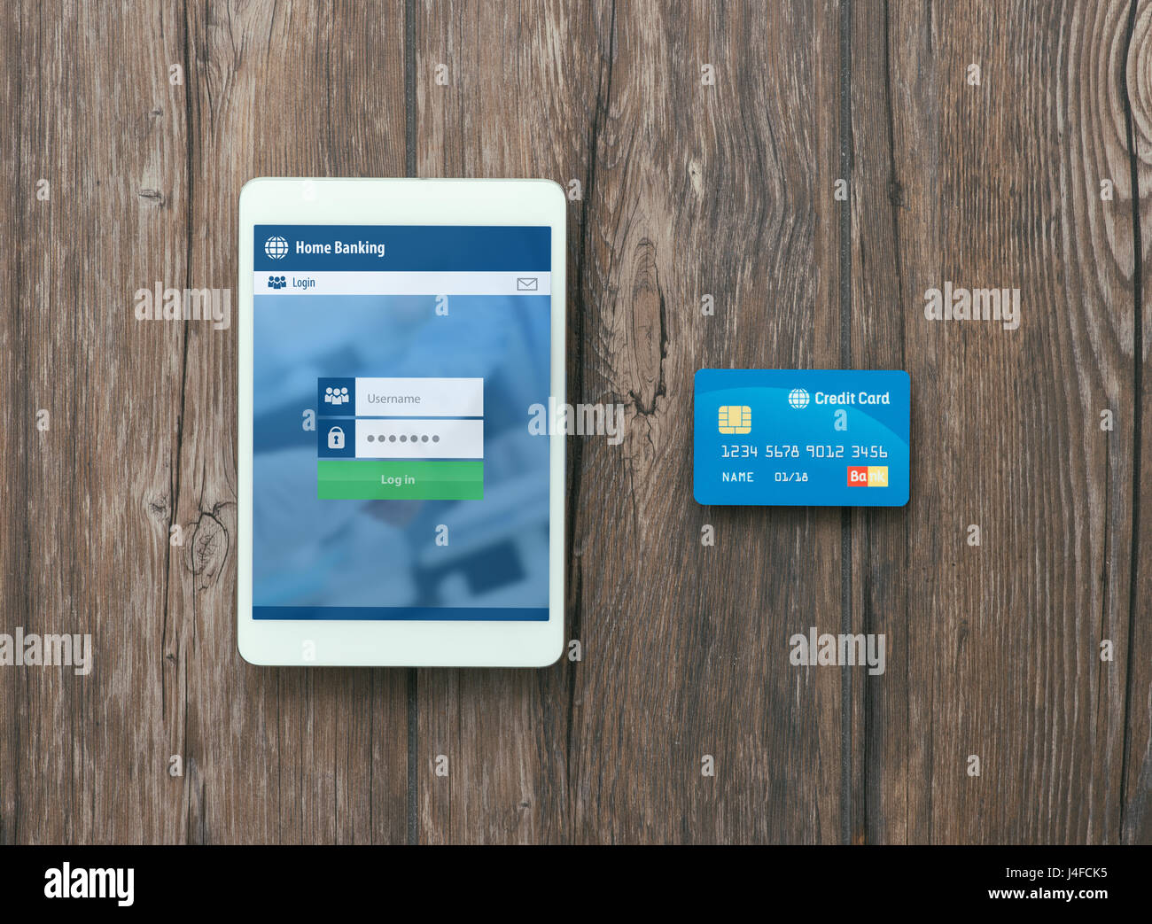 Digital touch screen tablet and credit card: mobile payments and ...