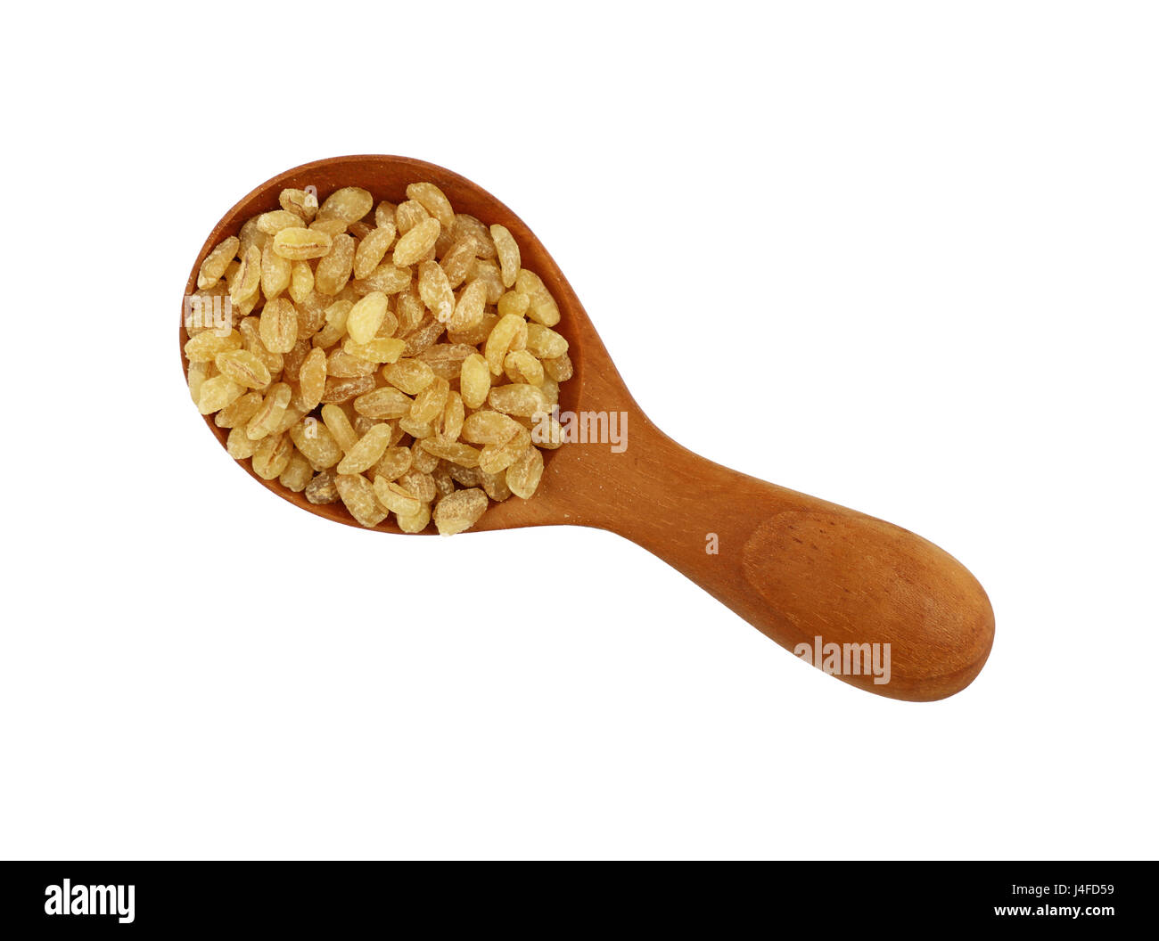Yellow traditional bulgur (bulghur, burghul) big grains of durum wheat ...