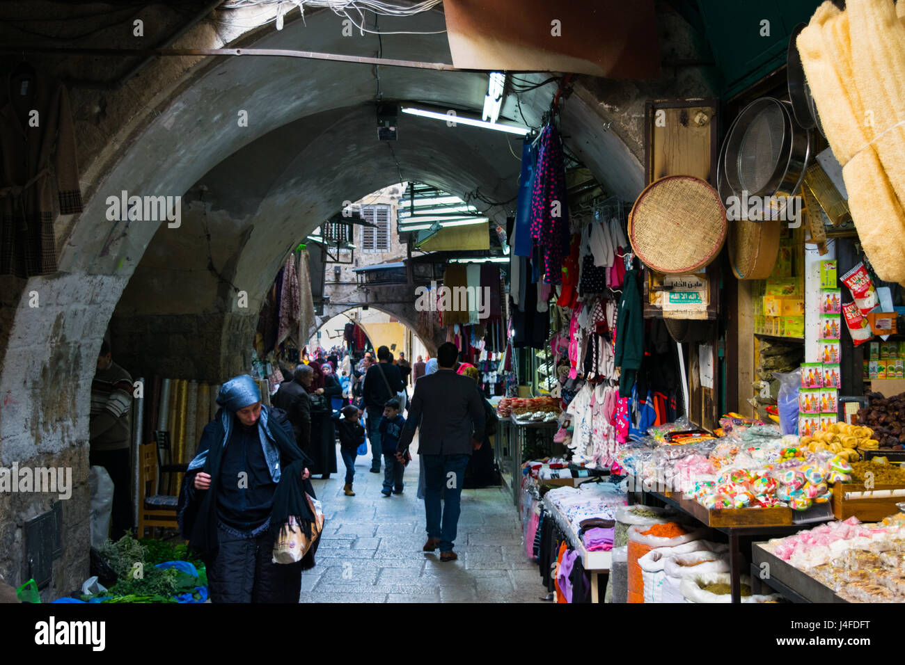 Bazar at Damascus Gate Stock Photo - Alamy