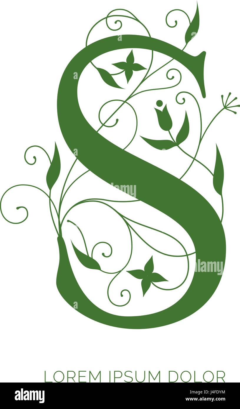 S letter design hi-res stock photography and images - Alamy