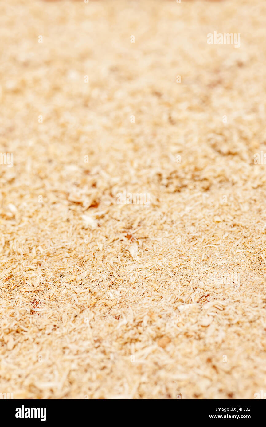 Thin Wood sawdust texture material background closeup Stock Photo - Alamy