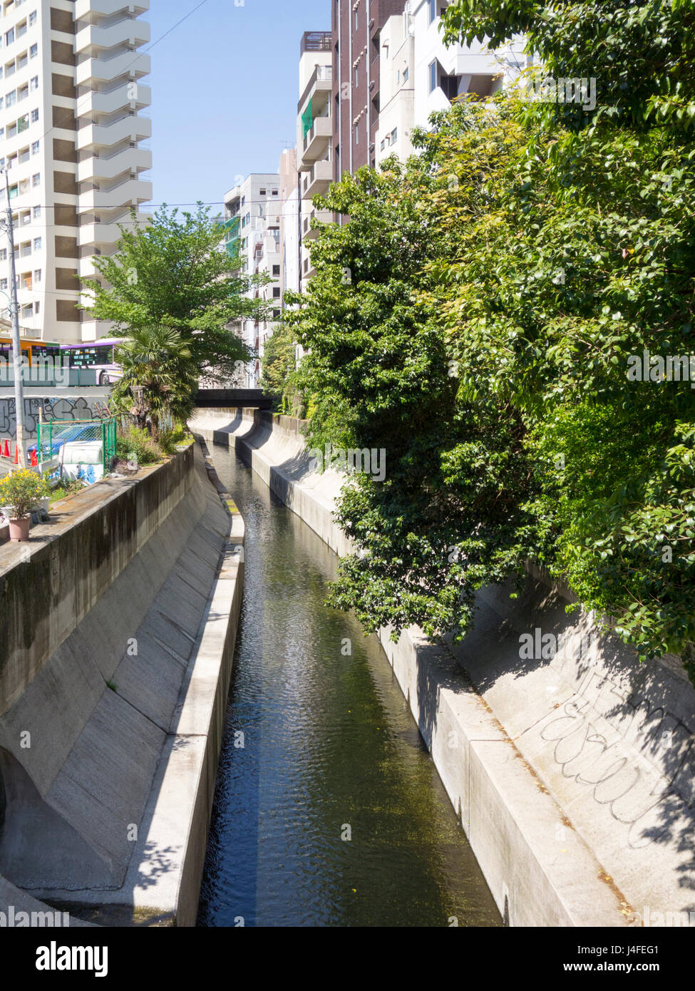 Shibuyagawa river, Shibuya ward, Tokyo Stock Photo - Alamy