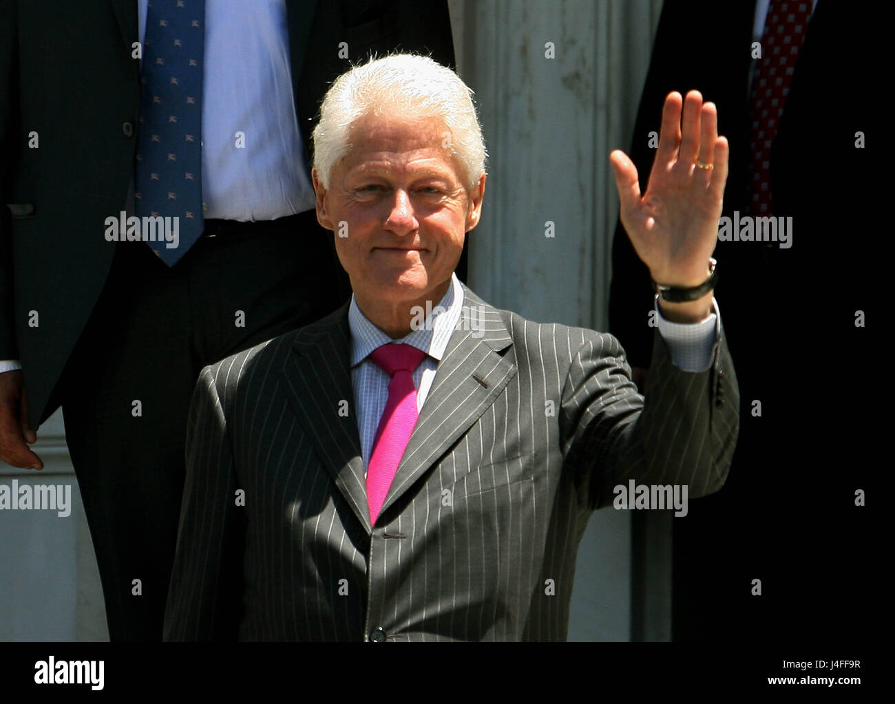 Bill Clinton visits Greece Stock Photo - Alamy
