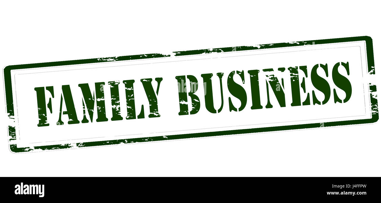 Stamp with text family business inside, vector illustration Stock Photo ...