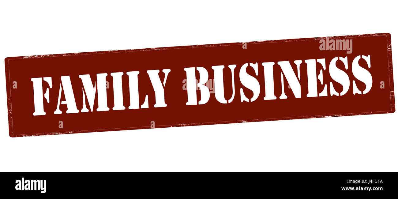 Stamp with text family business inside, vector illustration Stock Photo ...