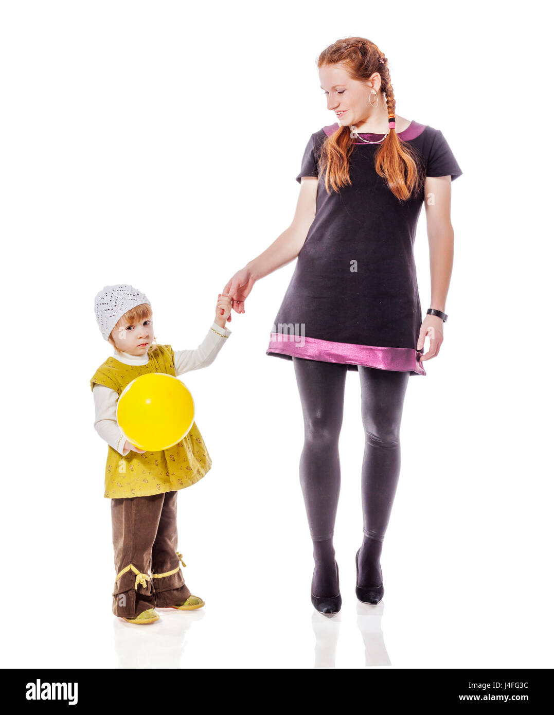 Mother balloon daughter Cut Out Stock Images & Pictures - Alamy