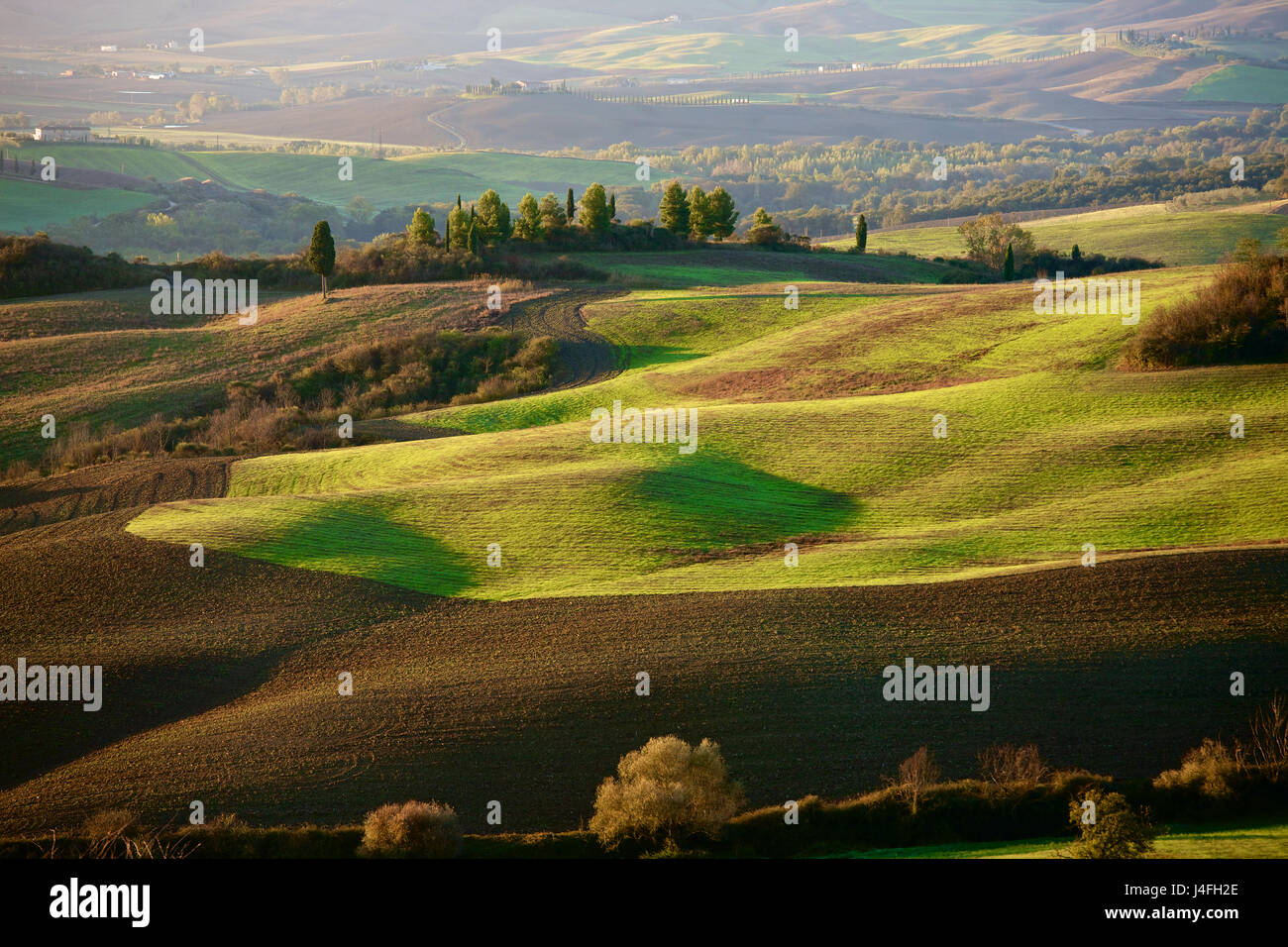 Tuscan Countryside, Italian landscape Stock Photo - Alamy